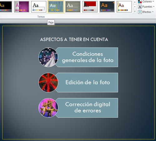 Qué es un tema en PowerPoint y cómo se aplica - CCM